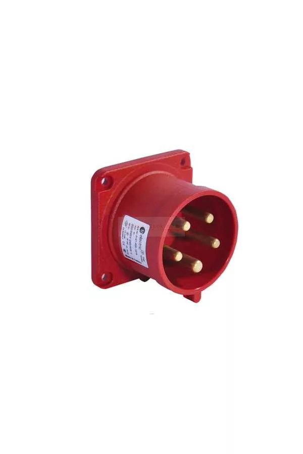 Beépíthető dugvilla 5P 32A IP44 75x75 Ipari dugvillák - LED