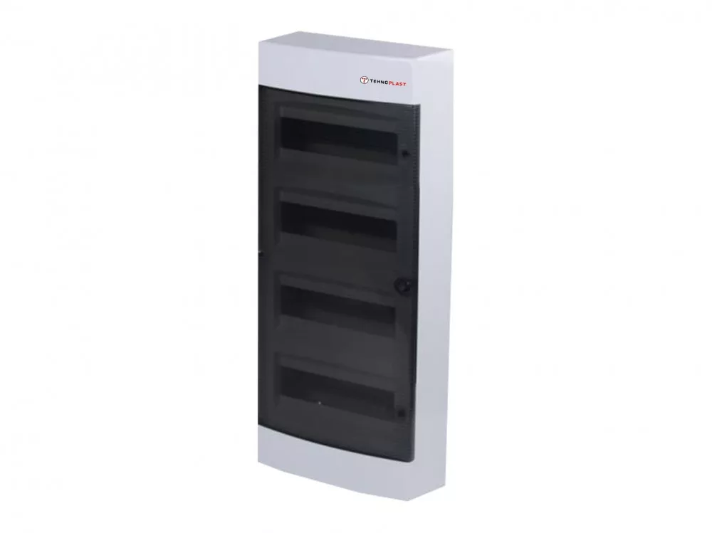 Lakáselosztó falon kívüli 4x12 modul IP40 C sorozat Tehnopla